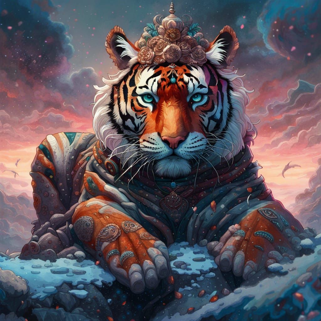 Tiger Ai Generated Artwork Nightcafe Creator