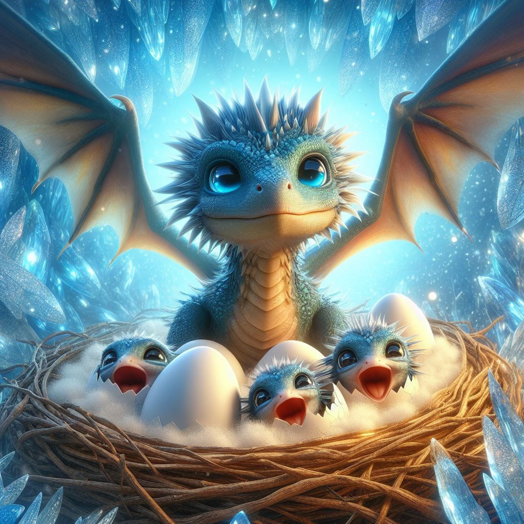 Dragon Babies - AI Generated Artwork - NightCafe Creator