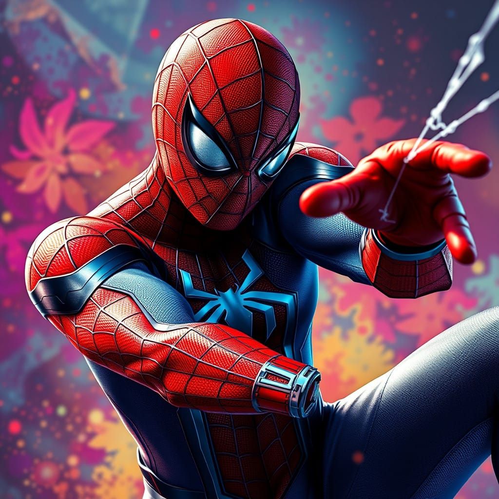 spiderman throwing a spider web - spiderman throwing a spi...