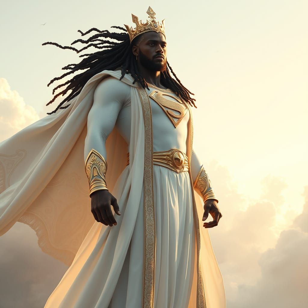 Superman as Afro God! - African Deity Superman: Regal Afrofu...