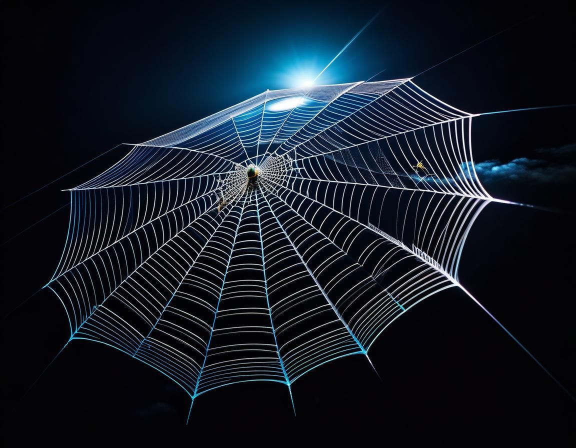 Space spidernet - AI Generated Artwork - NightCafe Creator