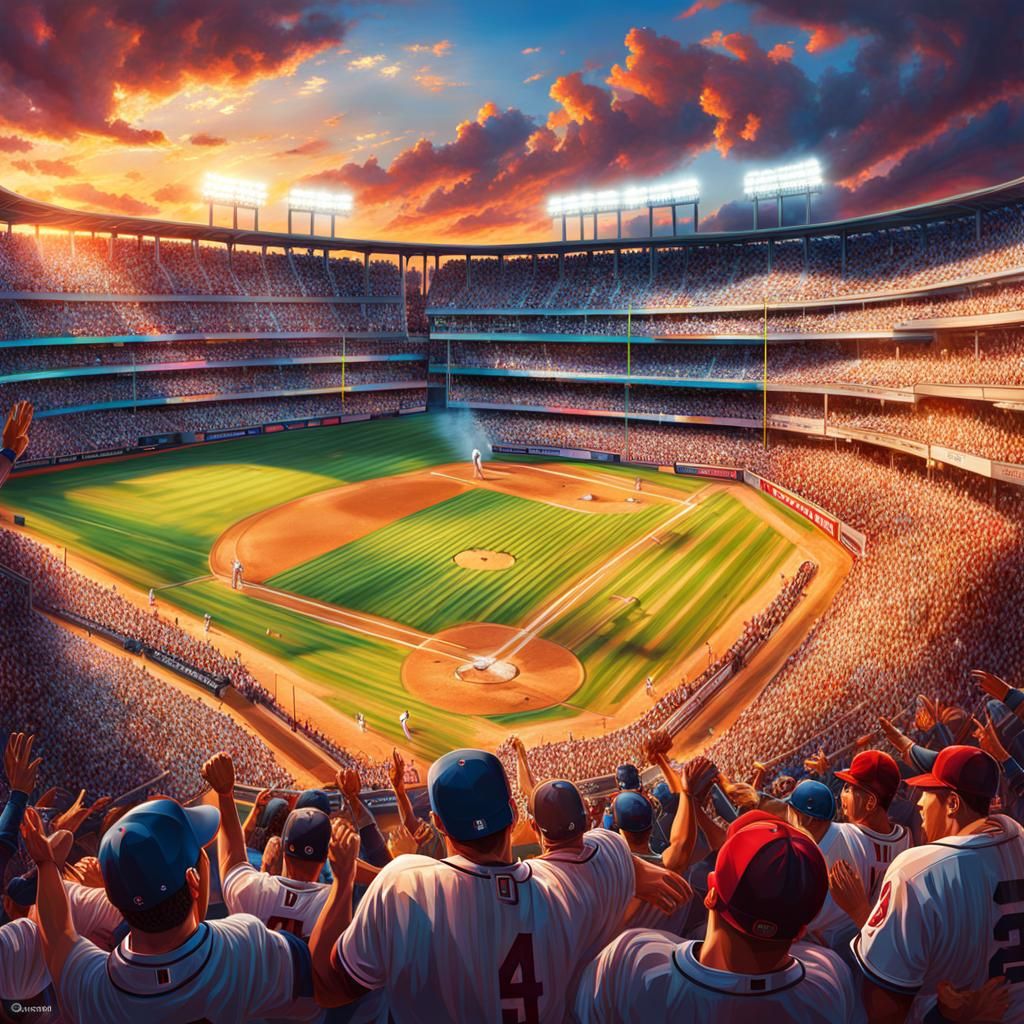 For any baseball fan, the best view in the world - AI Generated Artwork ...