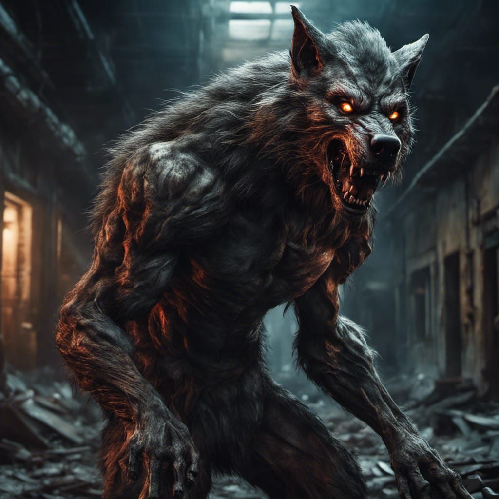 Werewolf - AI Generated Artwork - NightCafe Creator