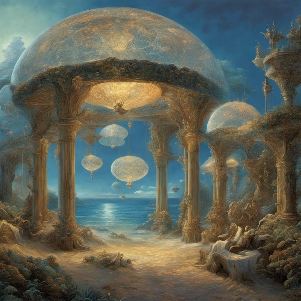 By the Sea - AI Generated Artwork - NightCafe Creator