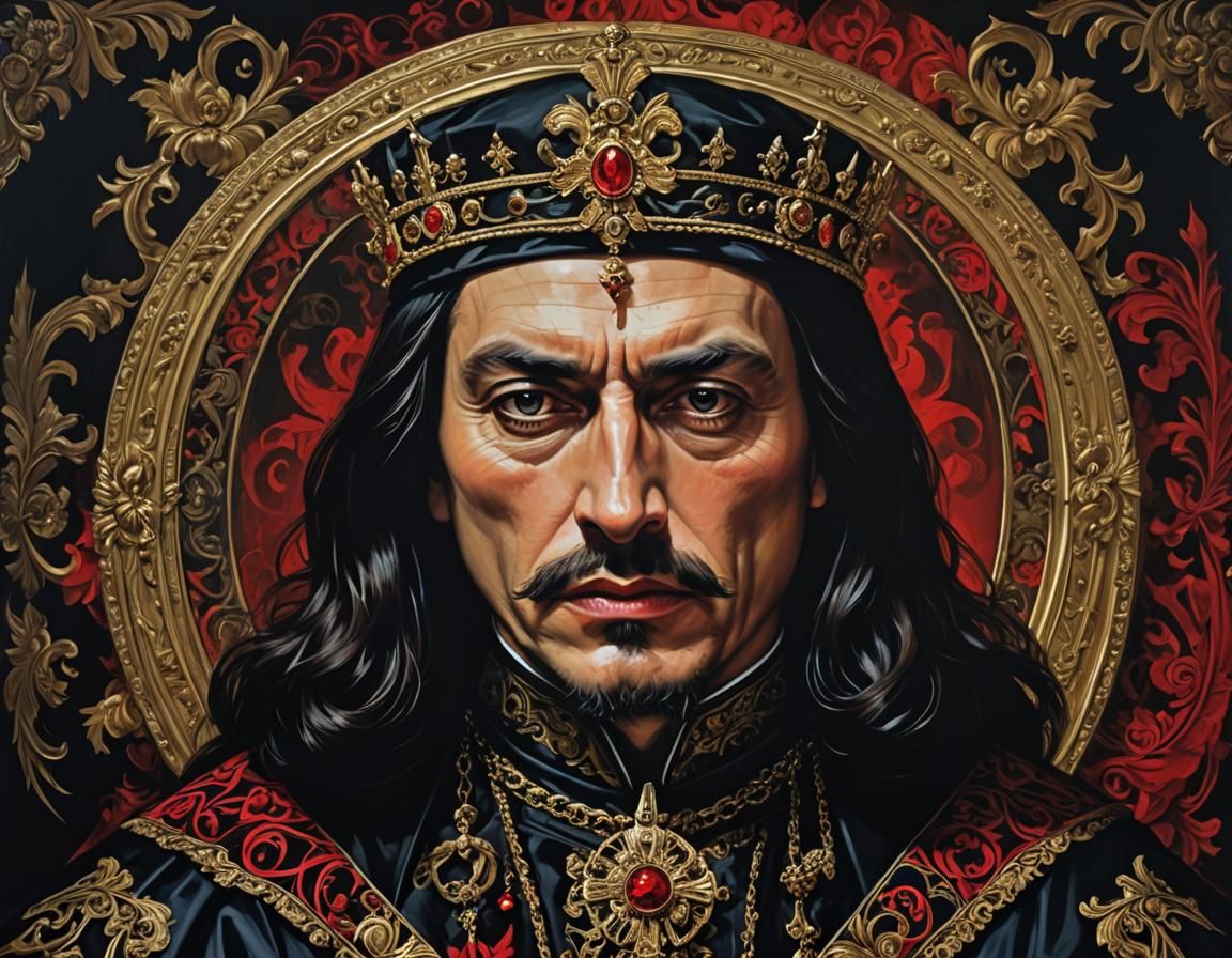 portrait of Vlad Tepes - AI Generated Artwork - NightCafe Creator