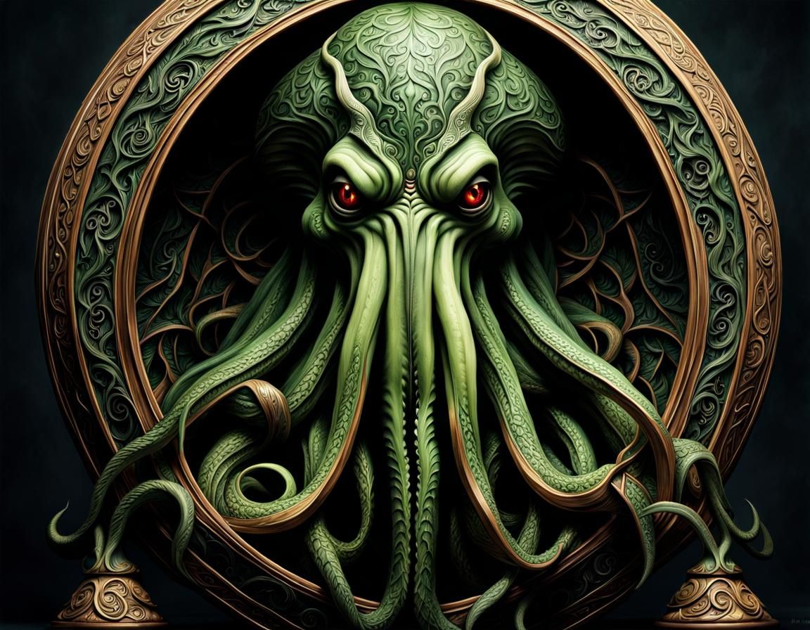 Cthulhu - AI Generated Artwork - NightCafe Creator