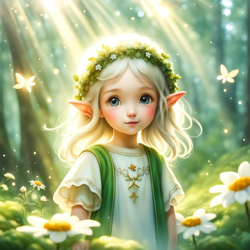 Little woodland elf - AI Generated Artwork - NightCafe Creator