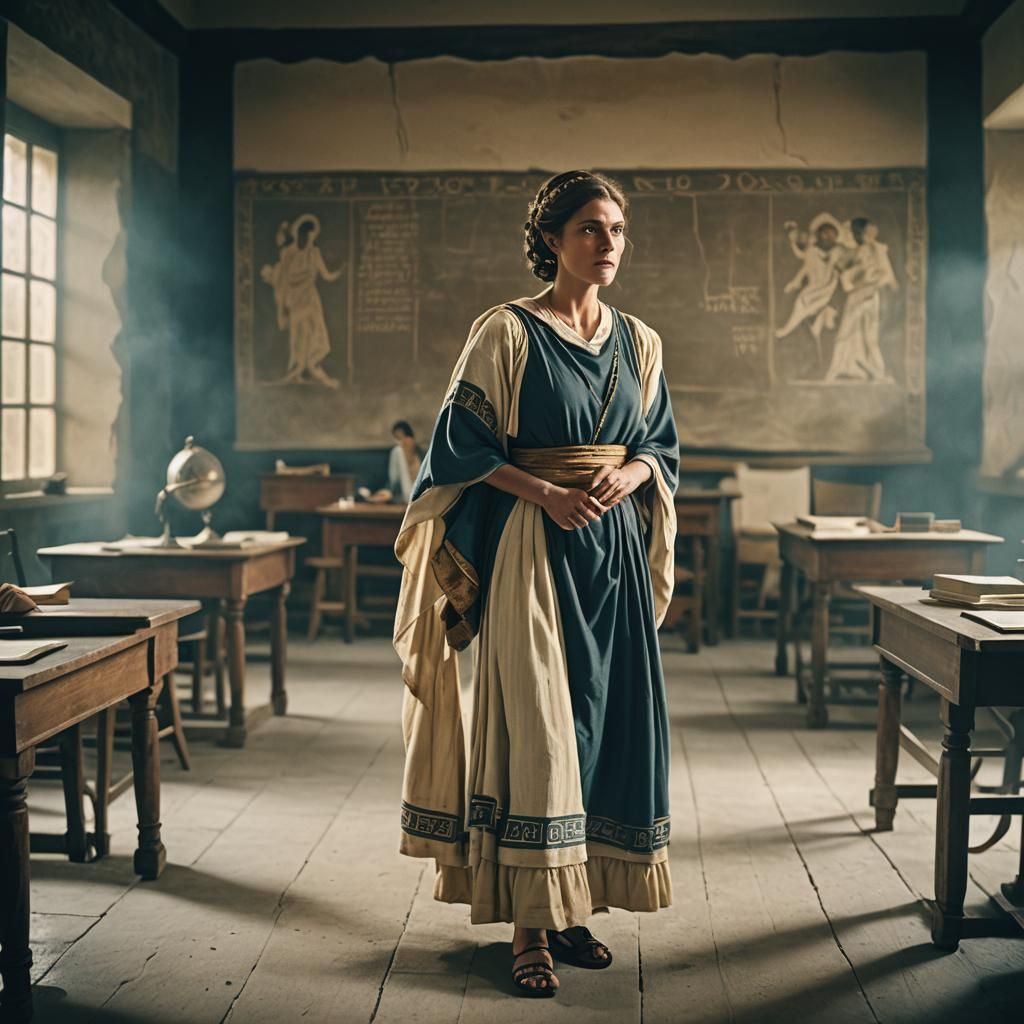 Learning ancient history in class - AI Generated Artwork - NightCafe ...