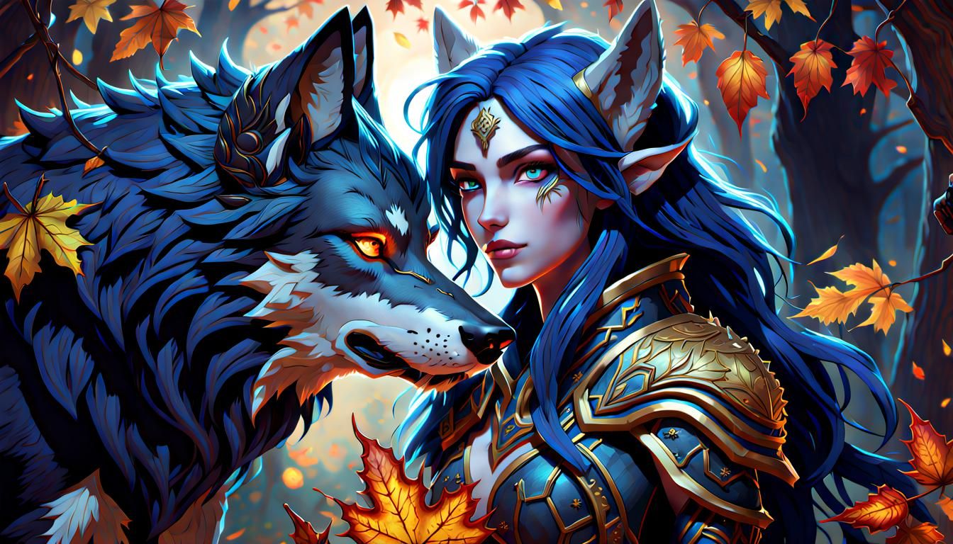 Rhaela and Lunari - AI Generated Artwork - NightCafe Creator