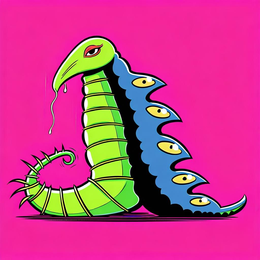 Weird core creature - AI Generated Artwork - NightCafe Creator