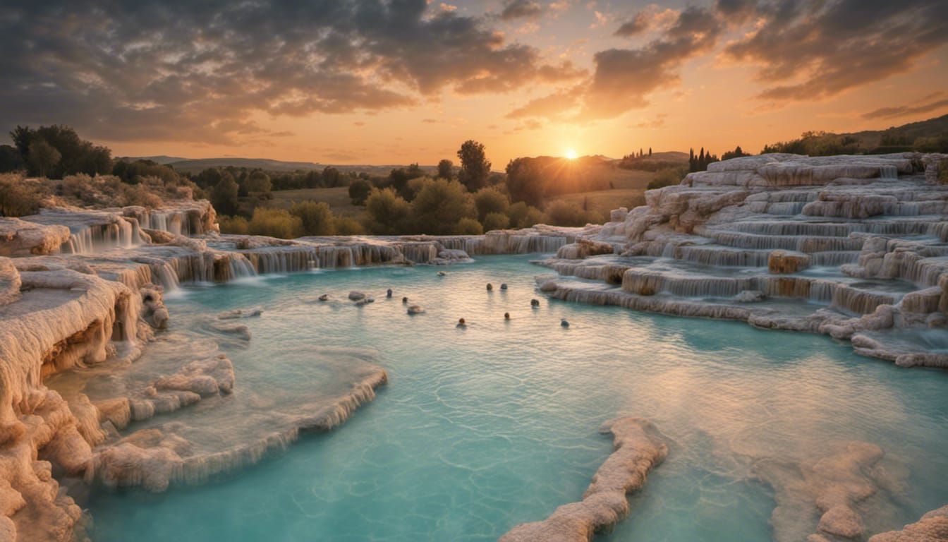 Thermal Pools - AI Generated Artwork - NightCafe Creator