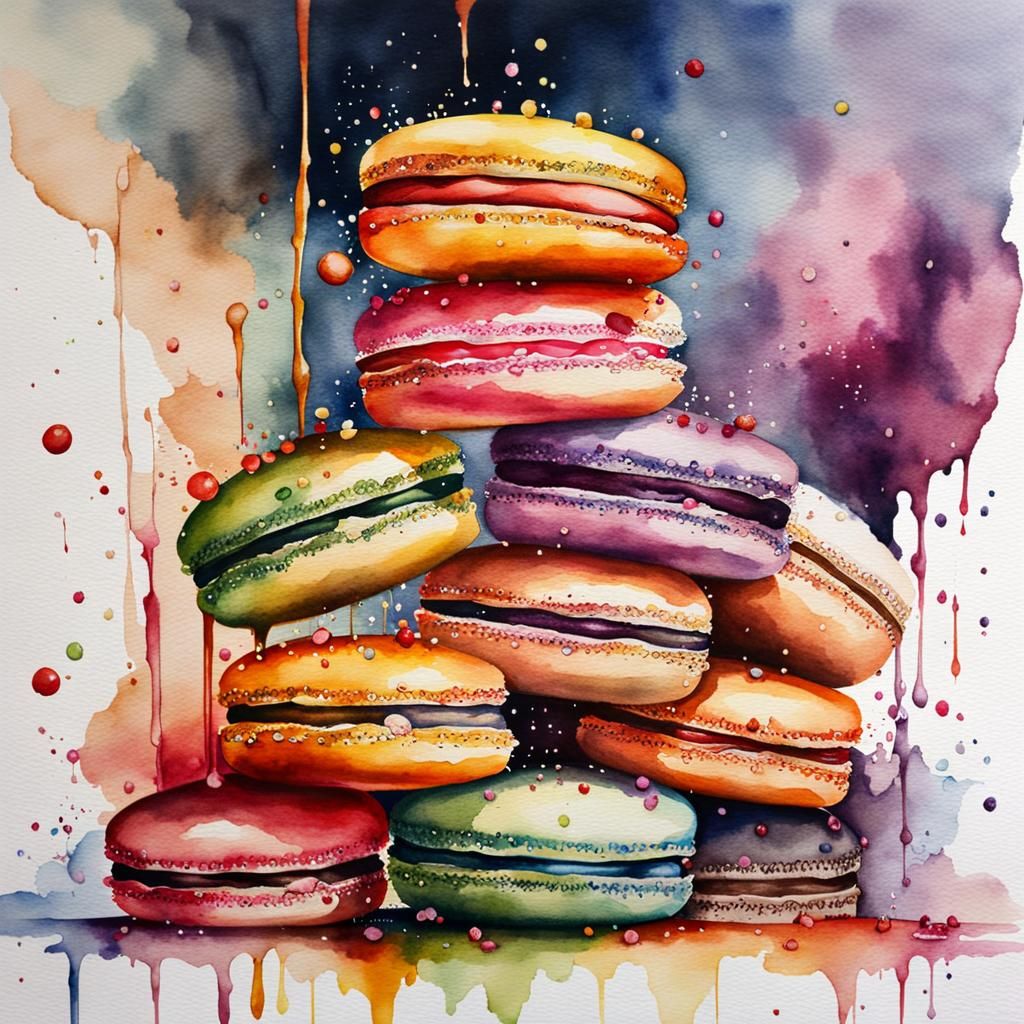 Macroons - AI Generated Artwork - NightCafe Creator