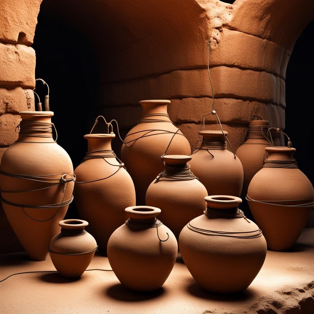 Baghdad battery - AI Generated Artwork - NightCafe Creator