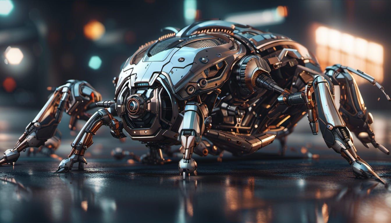 beetle robot - AI Generated Artwork - NightCafe Creator