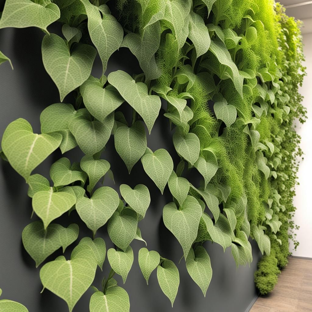Office Leaf Wall - AI Generated Artwork - NightCafe Creator