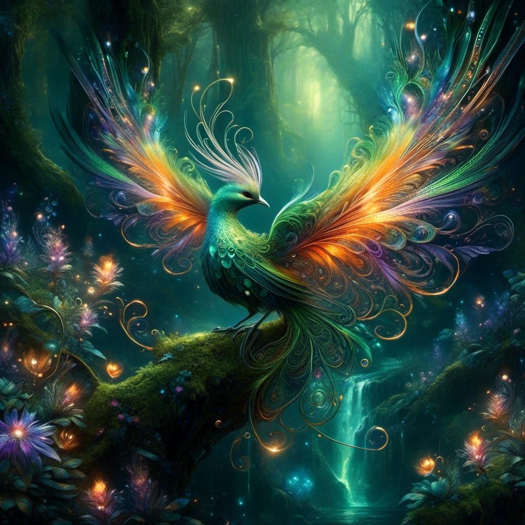 Fae Bird - AI Generated Artwork - NightCafe Creator