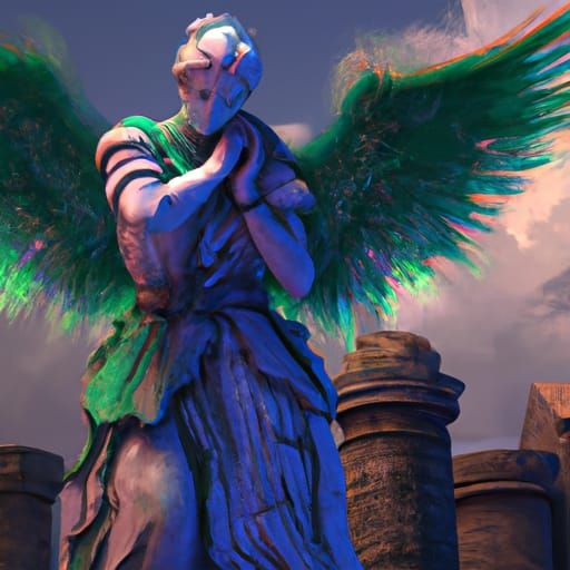 A biblically accurate angel - AI Generated Artwork - NightCafe Creator