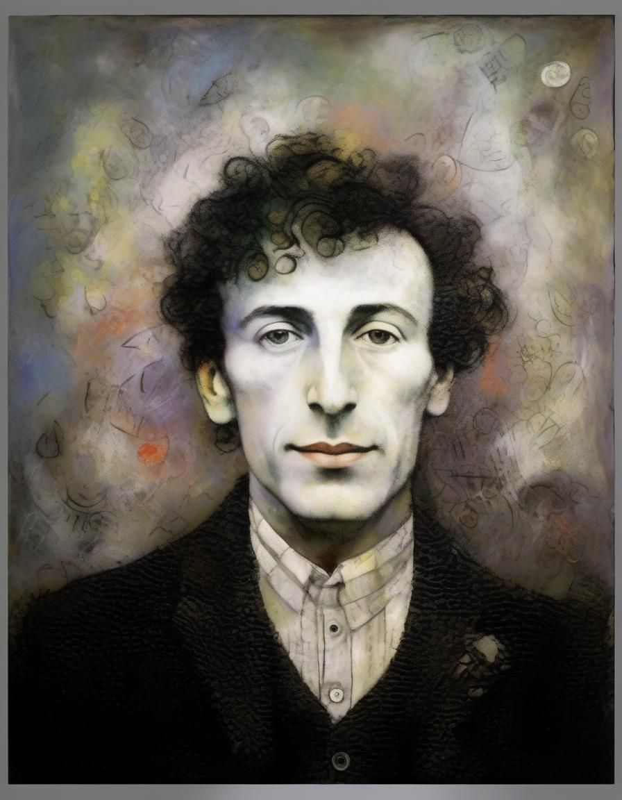 A 'selfie' reformulated in the style of Marc_Chagall. - AI Generated Artwork - NightCafe Creator