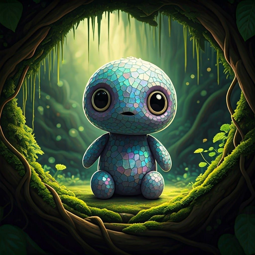 Mosaic Monster Baby I - Mosaic Monster Baby I