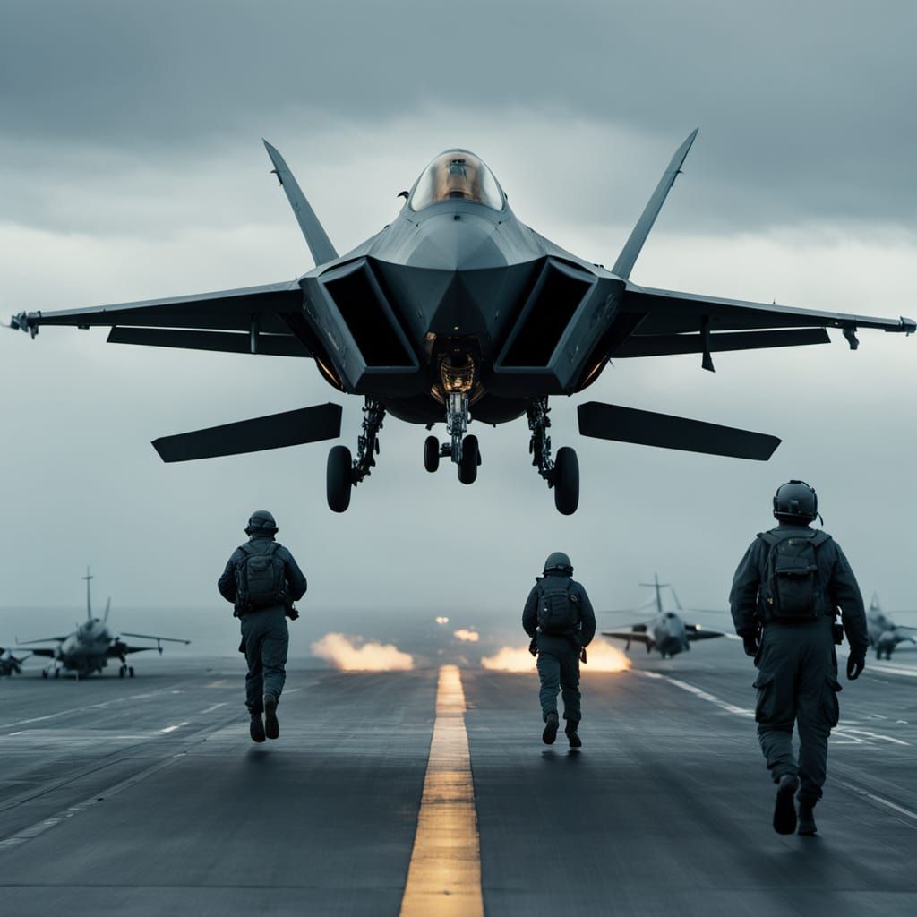 Coming In - Majestic F-22 Raptor Takes Flight in Cinematic A...