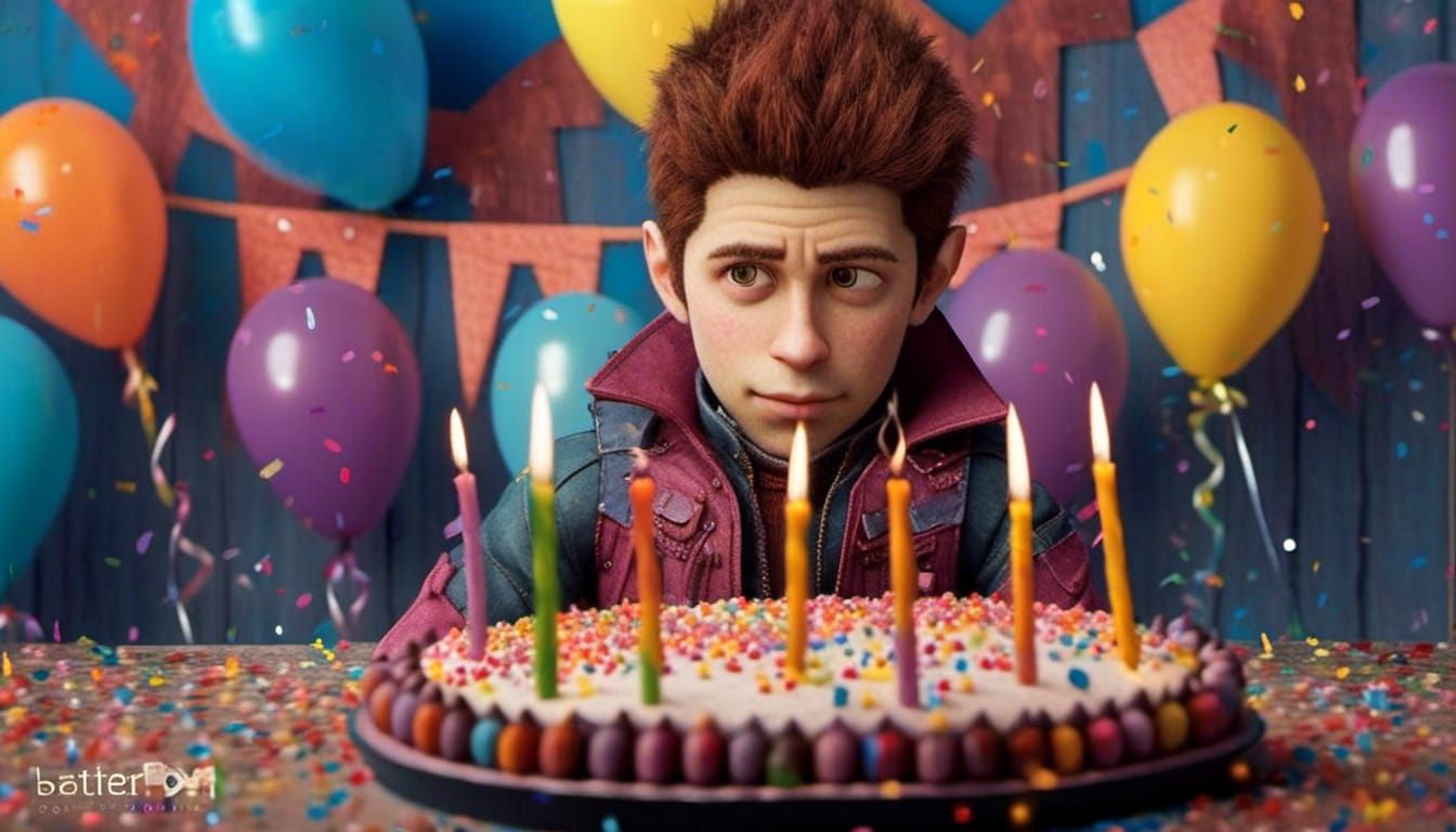 Birthday Cake - AI Generated Artwork - NightCafe Creator