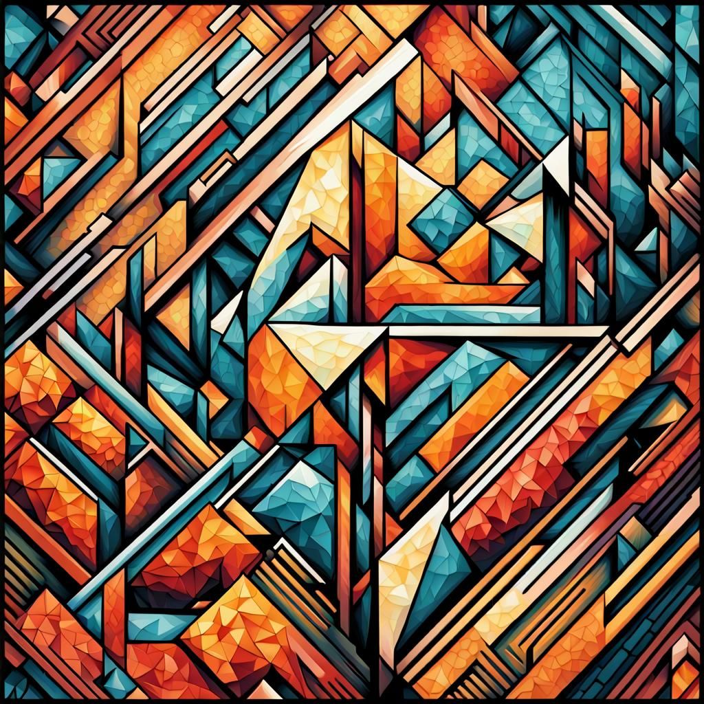 Comic Book Art Cubism #4 - AI Generated Artwork - NightCafe Creator