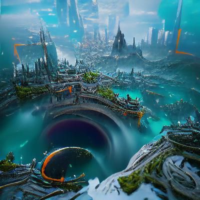 The Future of Atlantis? - AI Generated Artwork - NightCafe Creator