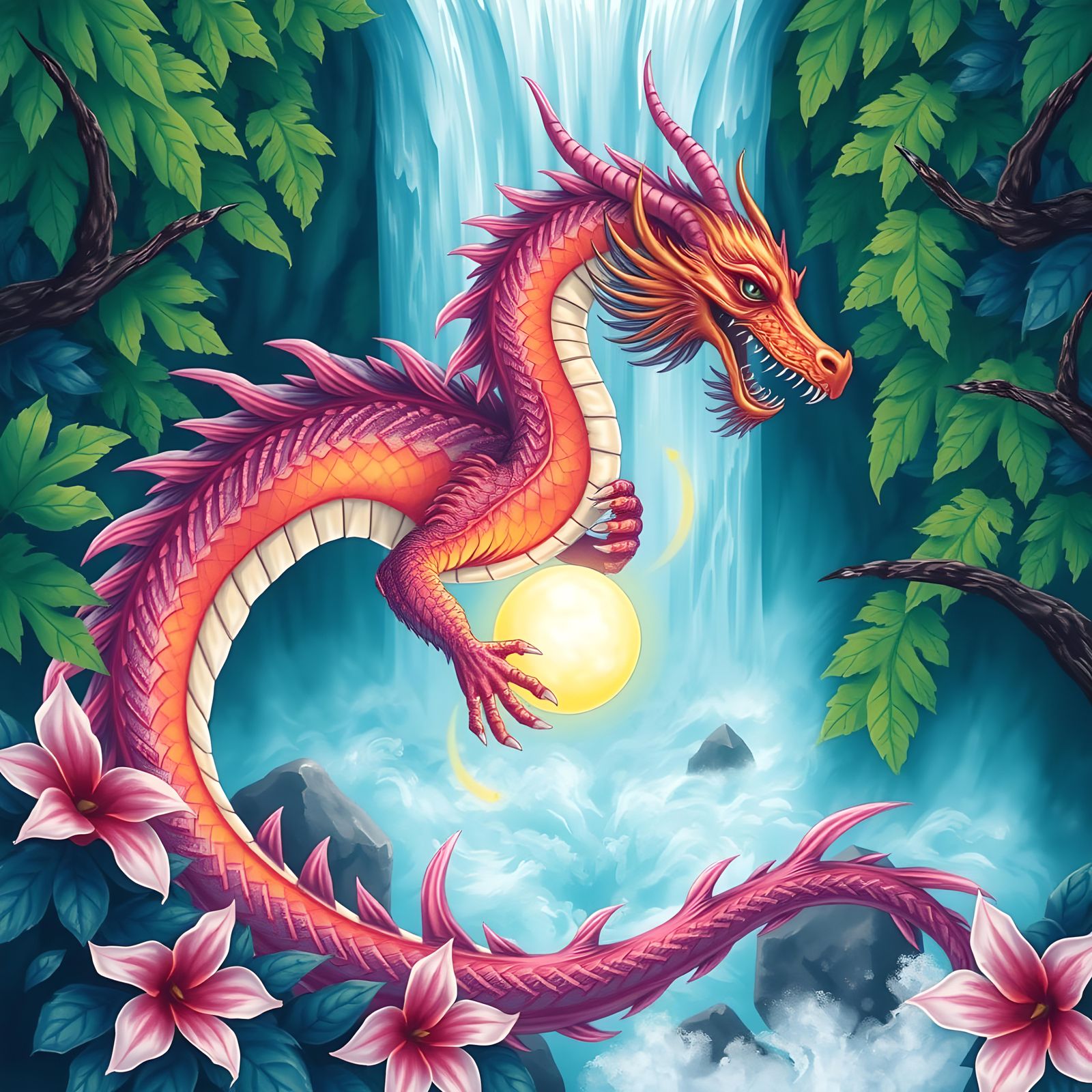 Simon Says Challenge: a Dragon, a Waterfall, and a Glowing Orb (Flux ...