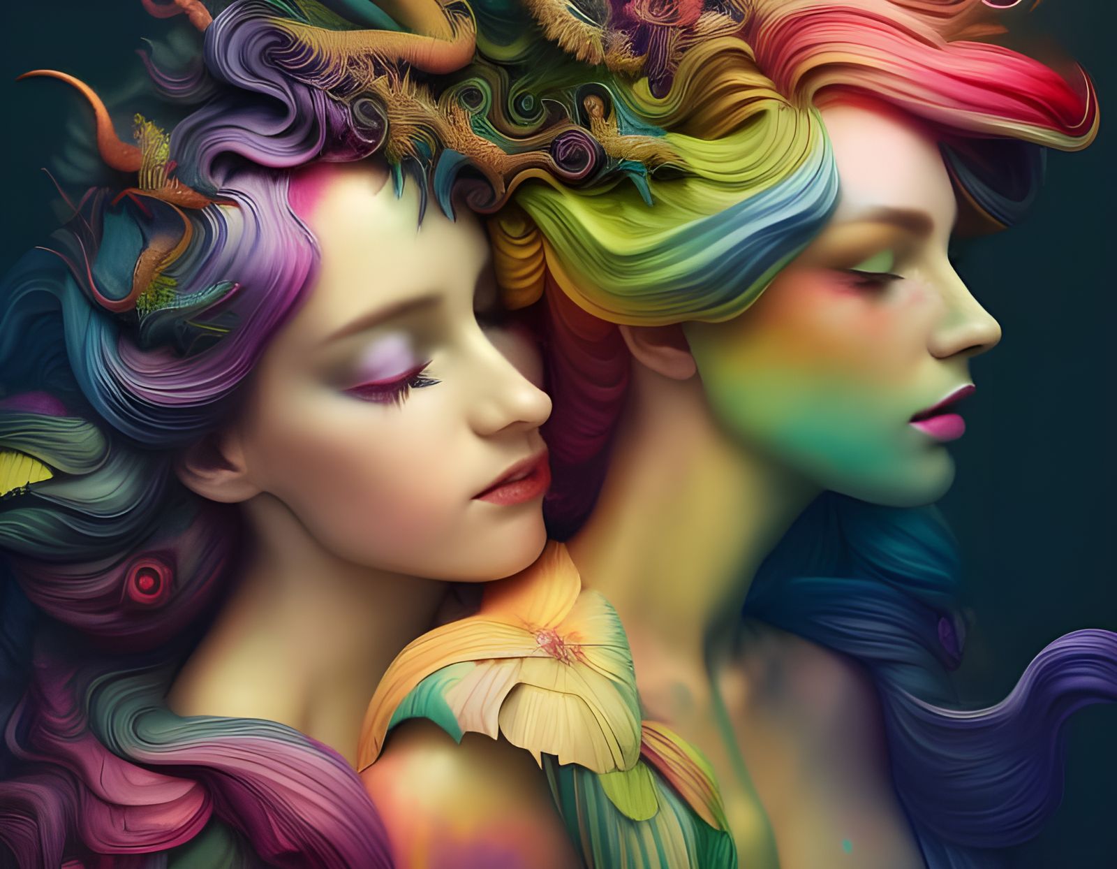 Colors of Love - AI Generated Artwork - NightCafe Creator