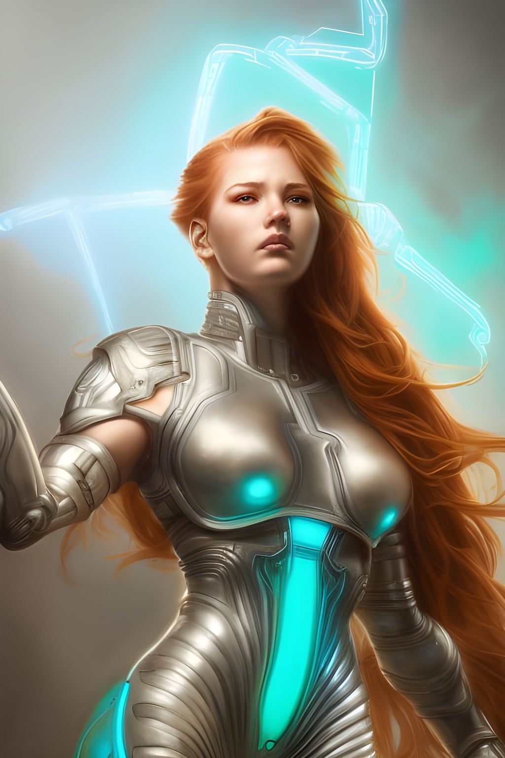 Sarah Kerrigan - Terran Ghost - Starcraft - AI Generated Artwork - NightCafe Creator