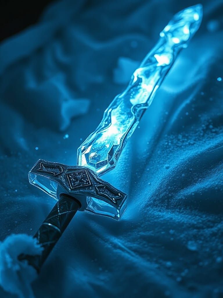 Elemental Swords - Ice 4/4 - Ethereal Ice Sword Radiates Win...