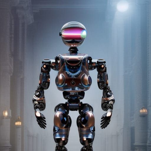 Humanoid Robot - AI Generated Artwork - NightCafe Creator