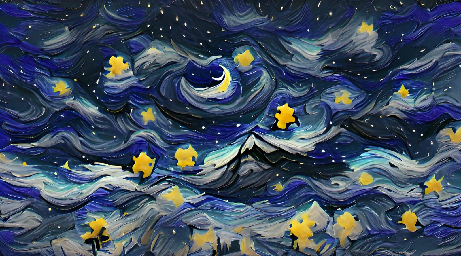 Starry Night - AI Generated Artwork - NightCafe Creator