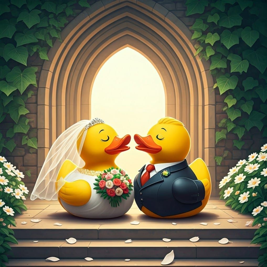 Bride and Groom Ducks - Bride and Groom Ducks