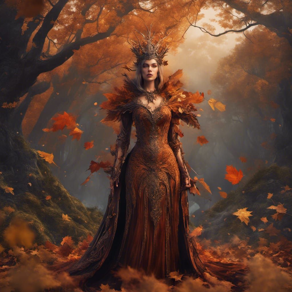 Autumn Queen - AI Generated Artwork - NightCafe Creator