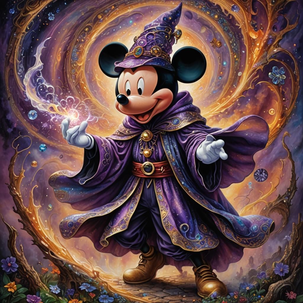 Mickey's Magic - AI Generated Artwork - NightCafe Creator