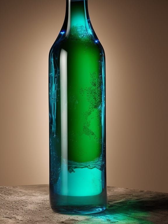 Courage in a Bottle - AI Generated Artwork - NightCafe Creator