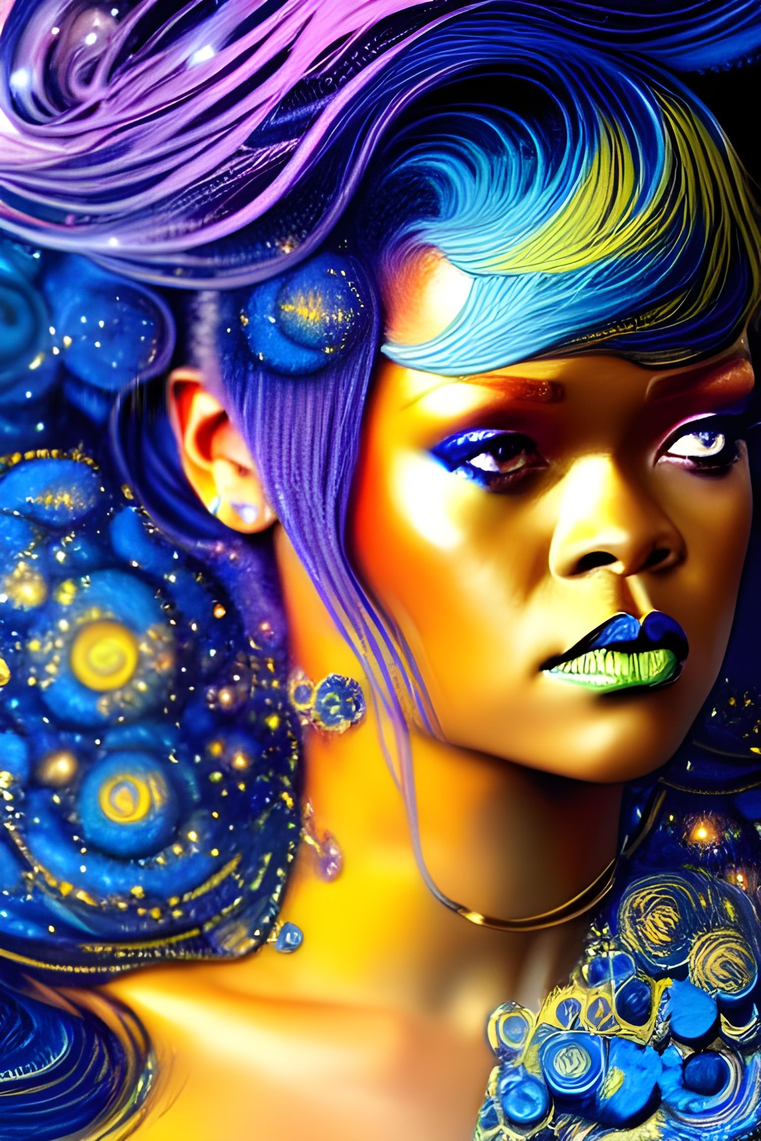 “galactic assemblyperson Rihanna” - AI Generated Artwork - NightCafe ...