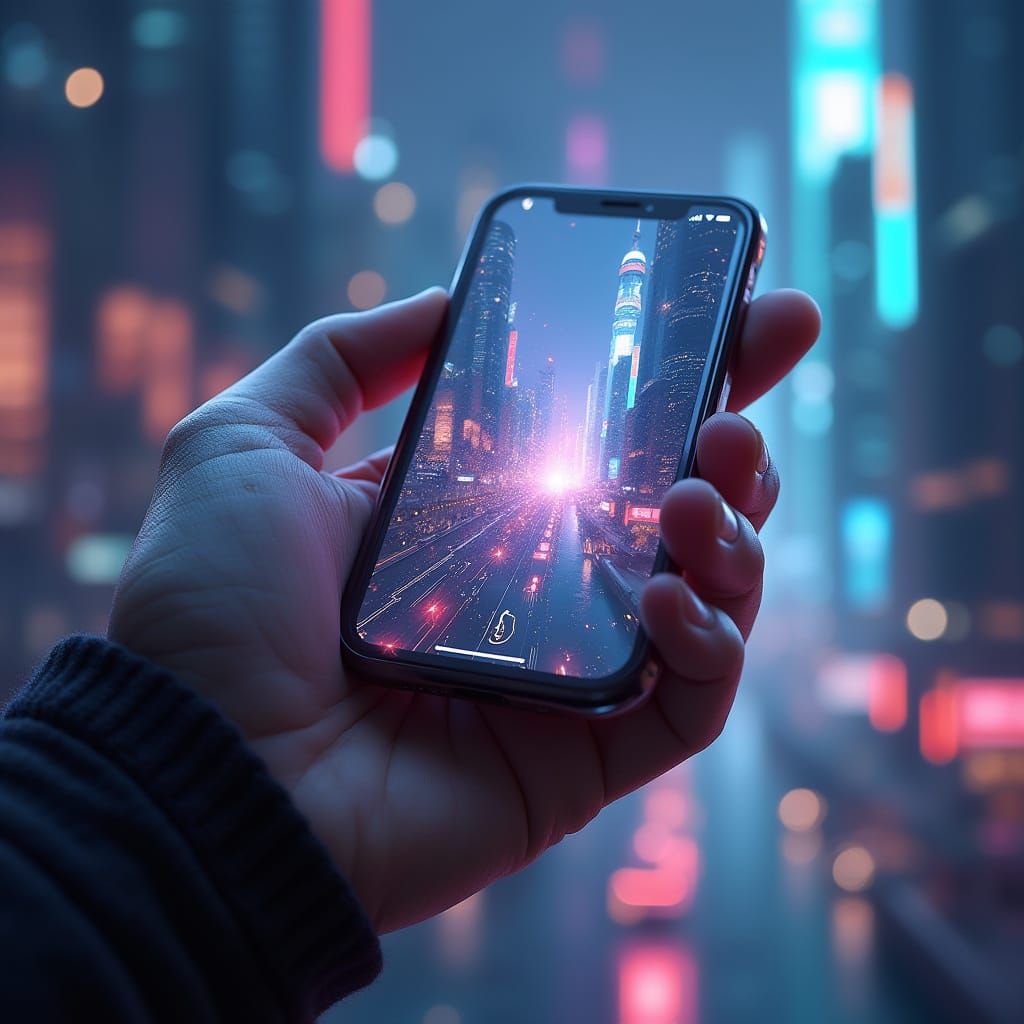 Future Technology at Your Fingertips in a City of ... - AI Art