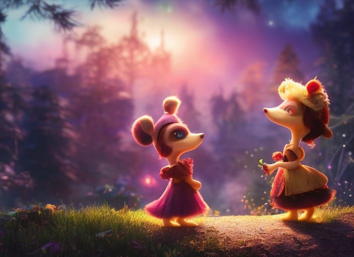 The magic path - AI Generated Artwork - NightCafe Creator