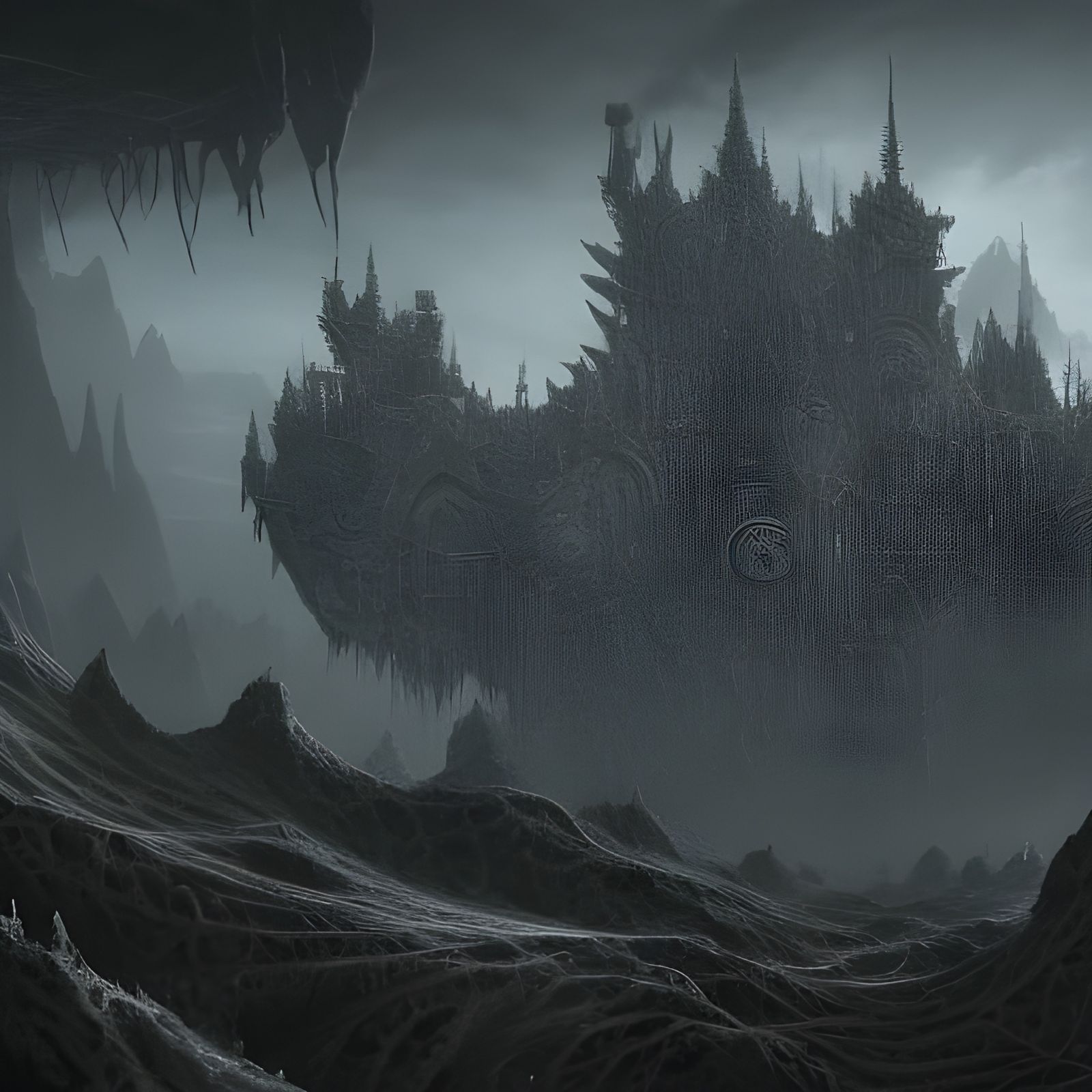 La torre del silencio - AI Generated Artwork - NightCafe Creator