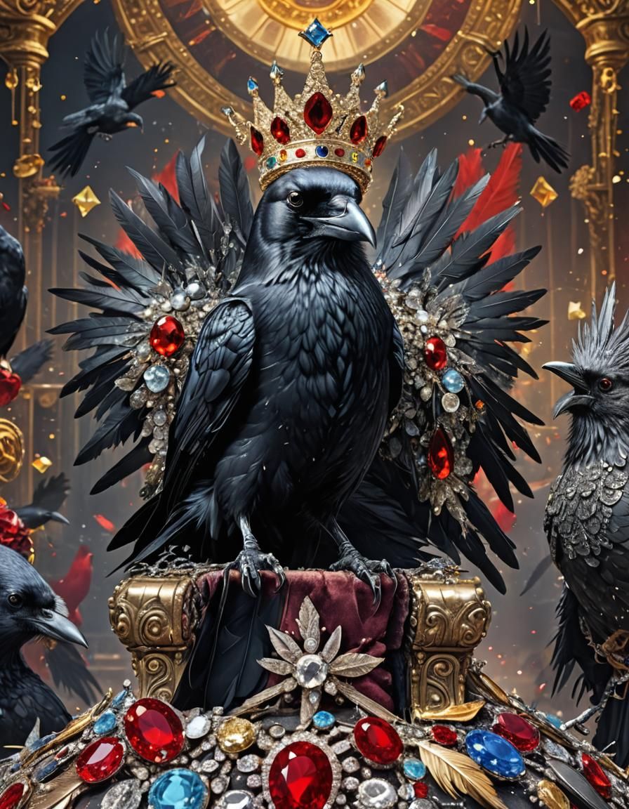 King of Crows - AI Generated Artwork - NightCafe Creator