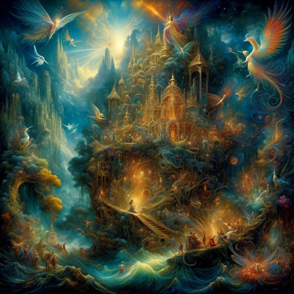 Mythical Folklore - AI Generated Artwork - NightCafe Creator