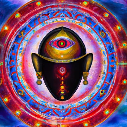 Cosmic Awareness Helm 2 - AI Generated Artwork - NightCafe Creator