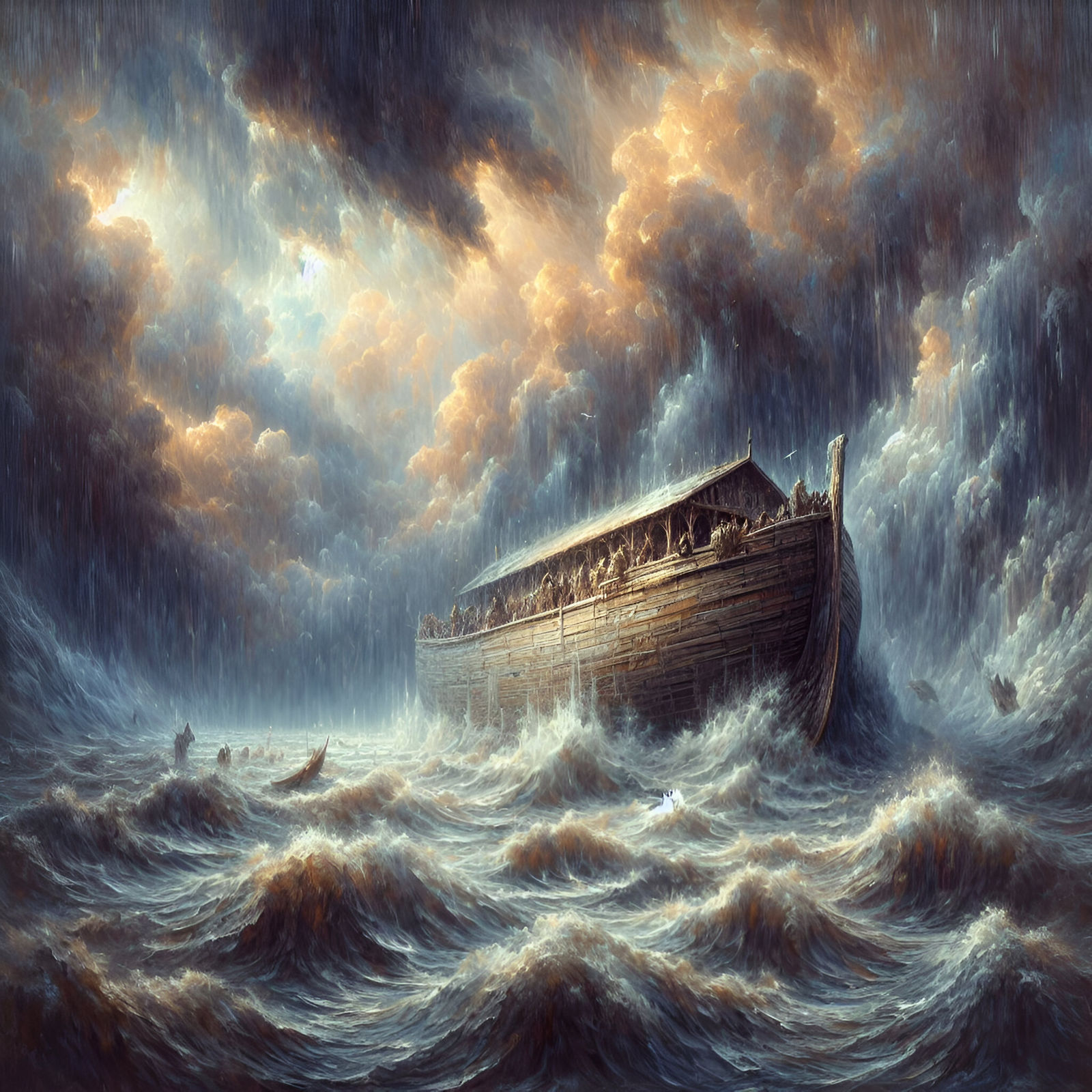 Noah's Flood - AI Generated Artwork - NightCafe Creator