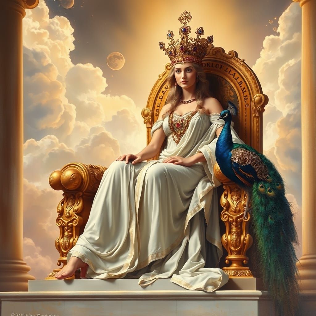 Classical Goddesses in Divine Splendor - AI Art
