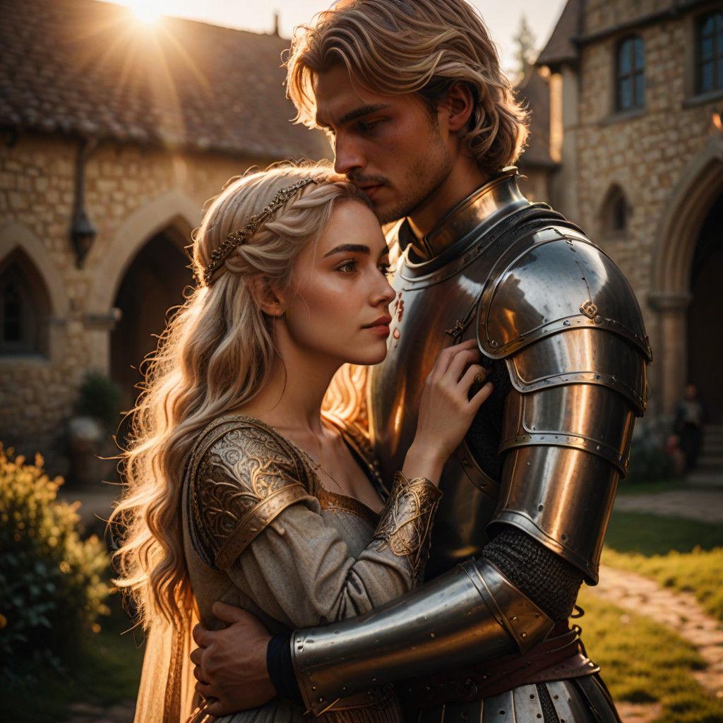 Knight and damsel - Knight and damsel