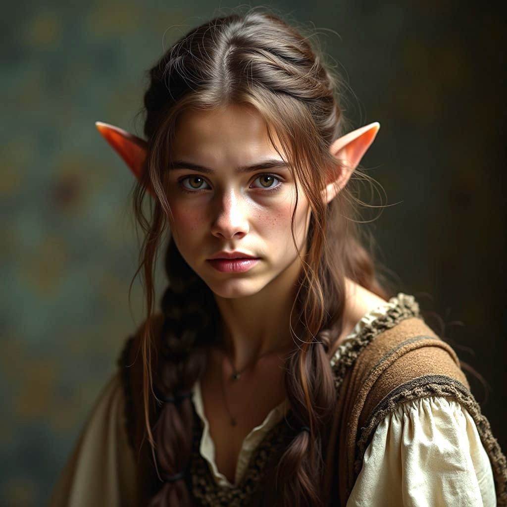 Halfling peasant - Medieval Halfling in Cinematic Film Still