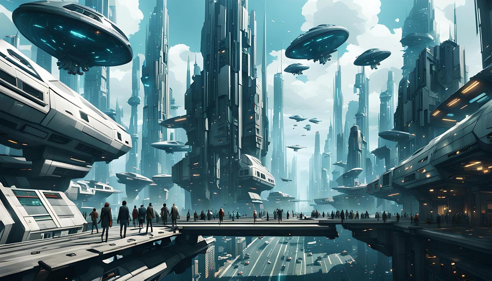 Nexoria City - AI Generated Artwork - NightCafe Creator