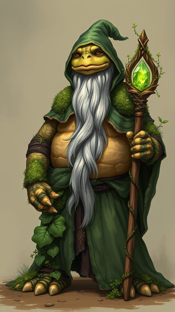 Mystical Turtle Wizard Embodies Ancient Wisdom in ... - AI Art